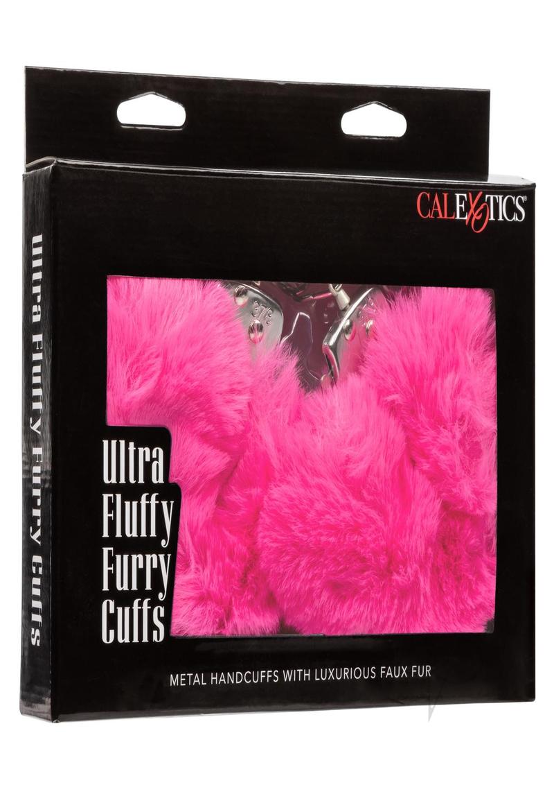 Ultra Fluffy Furry Cuffs Pink – Novelty Republic