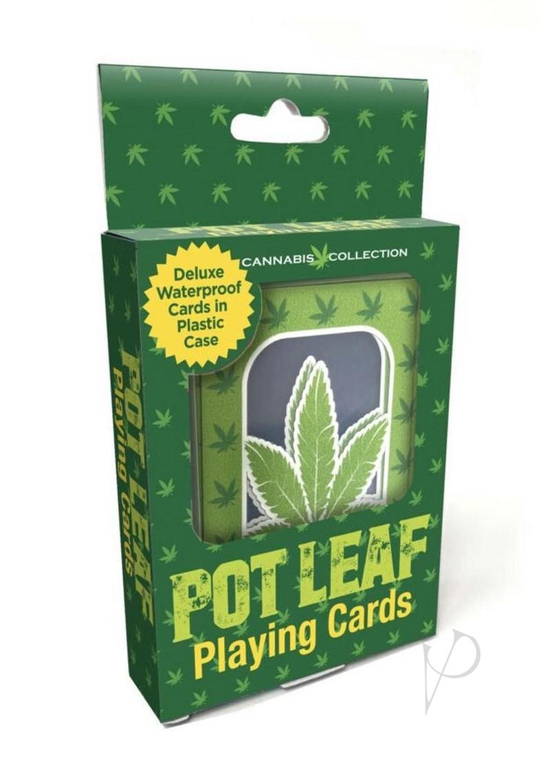 Pot Leaf Waterproof Playing Cards – Novelty Republic
